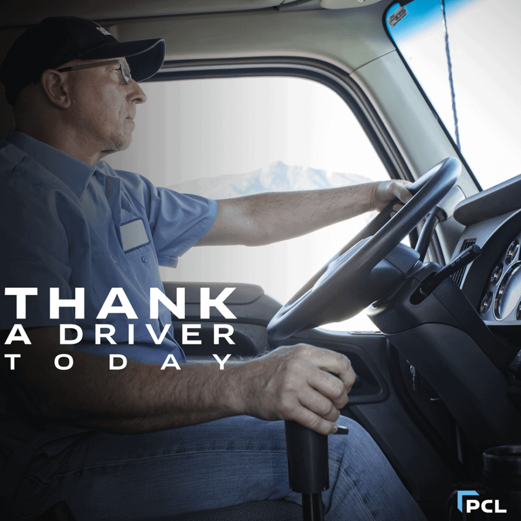 National truck driver week 2020- PCL is celebrating this week